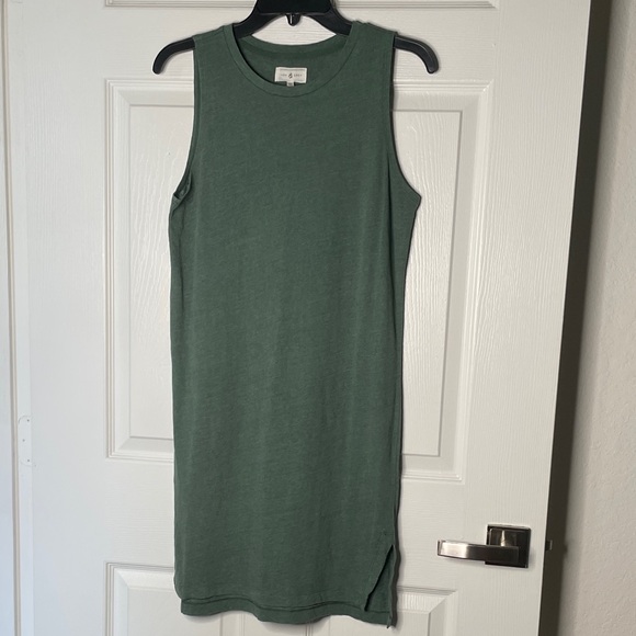 Lou & Grey | Dresses | Lou Grey Tank Midi Dress In Forest Green | Poshmark